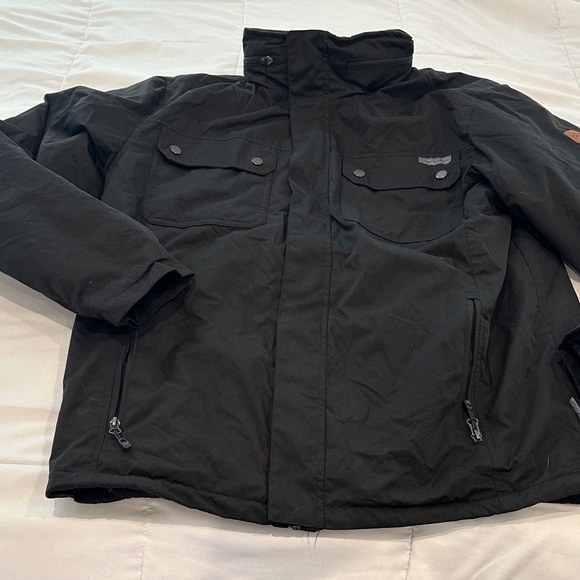 Rugged Elements | Jackets & Coats | Mens Black Medium Weight Coat 3 Off ...